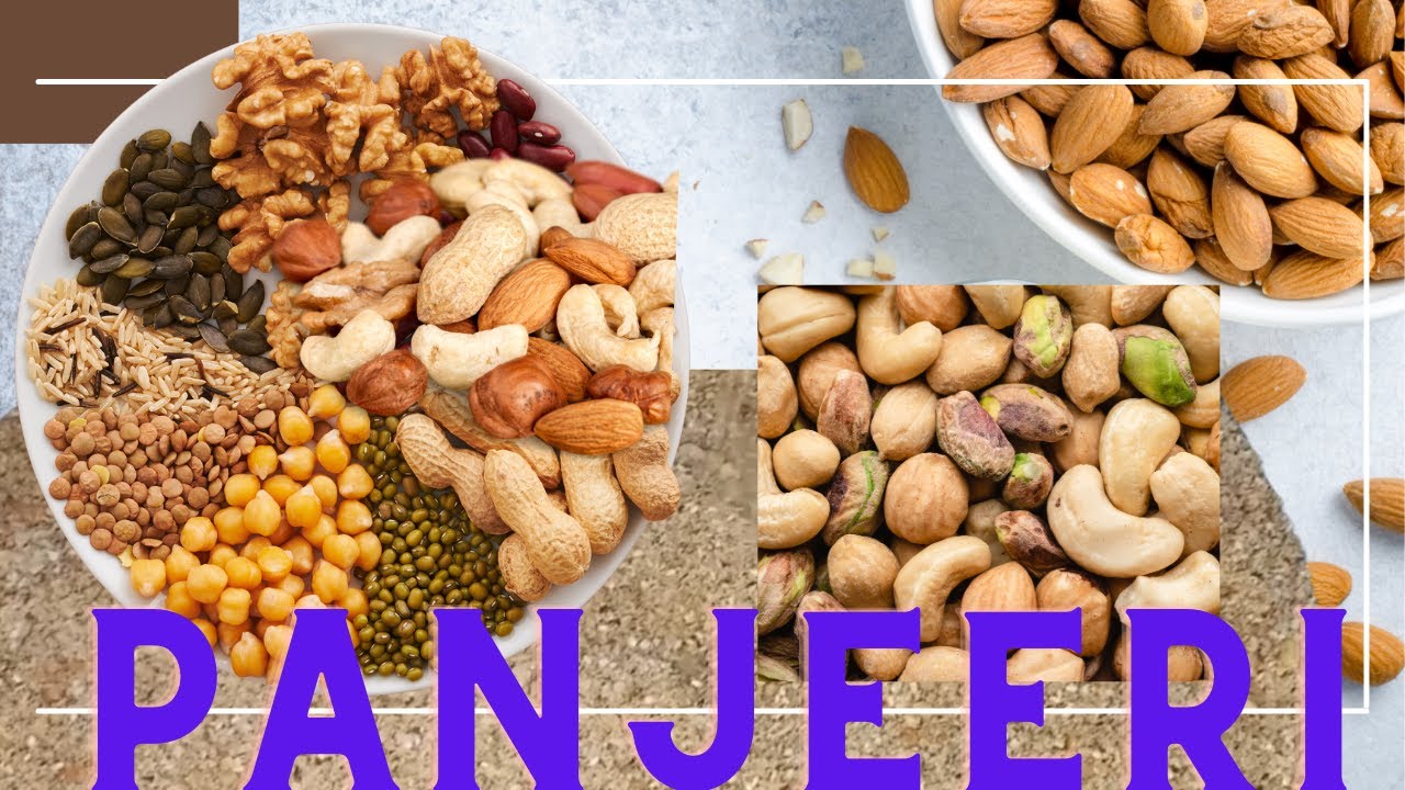 How to make Panjeeri, desi panjiri, Panjeeri recipe, - YouTube