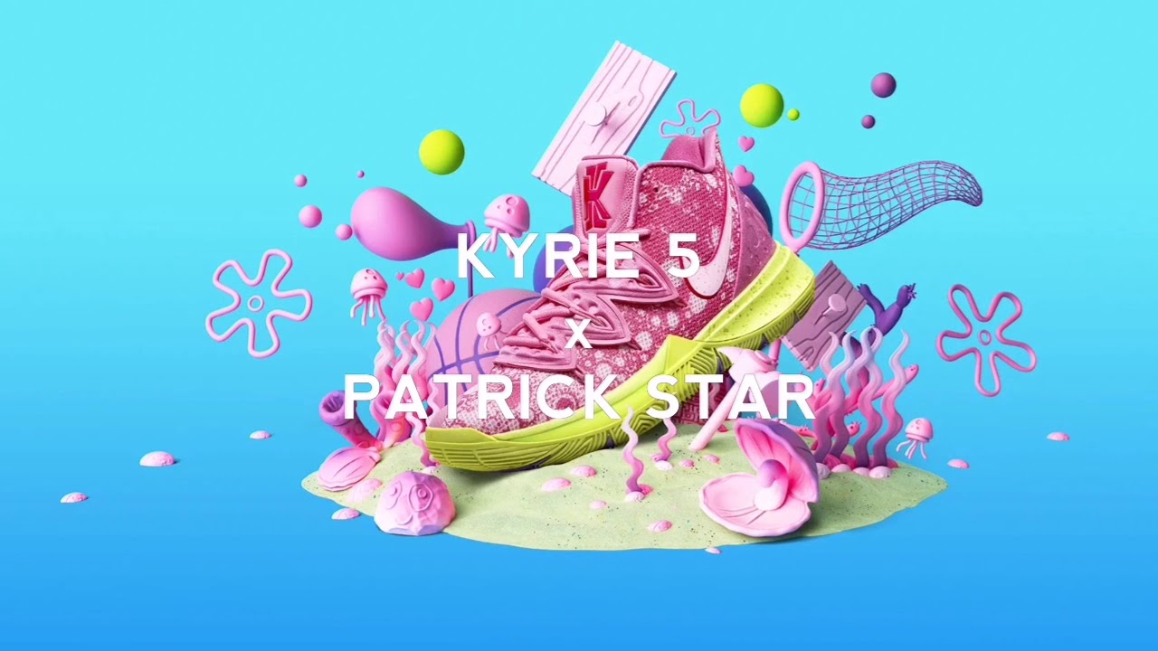 NIKE KYRIE 5 PATRICK STAR SHOES - YouTube