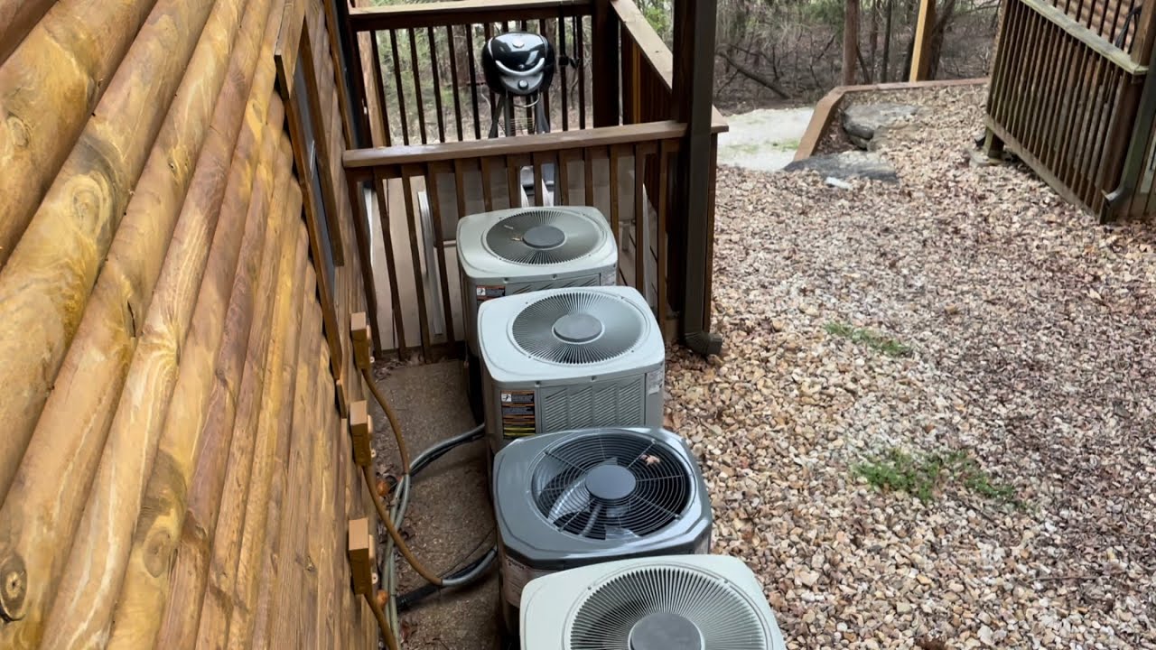 2007 2 ton Trane Xb13 air conditioner starting up - YouTube