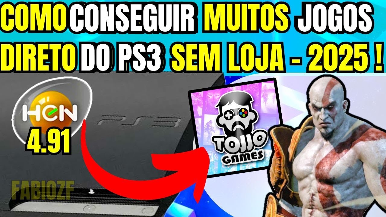 COMO INSTALAR SEM LOJA MUITOS JOGOS NO PS3 | 2025 - YouTube