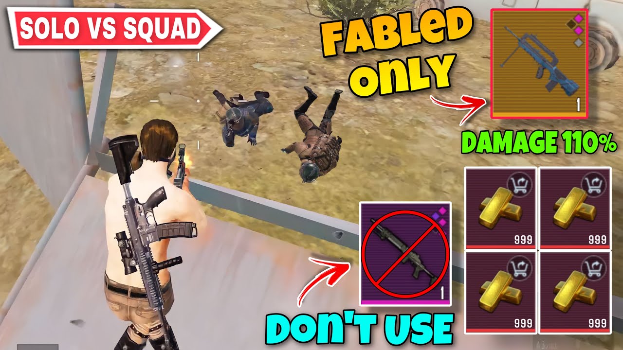 Destroying Squads With This Upgraded Famas 🤯 | Solo vs Squad 🔥 | Pubg ...