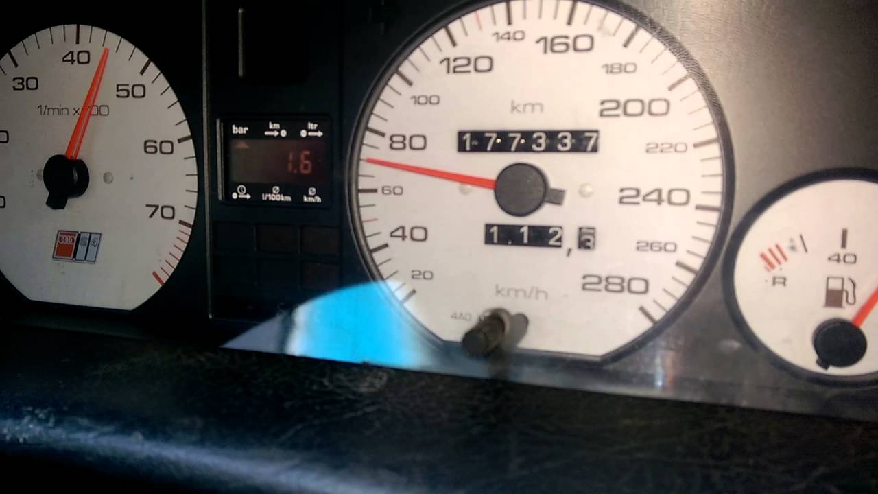 Audi 100 s4 c4 2.2t 0-200kmh urs4 stock - YouTube