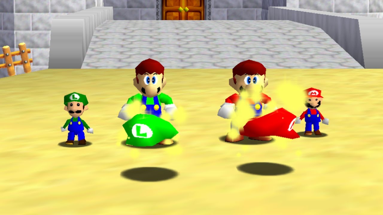 Luigi and Mario with Plush and Odyssey Moveset in Mario 64 - Full Game ...