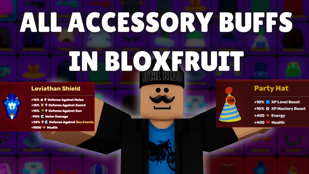 Blox Fruits All Accessories Buffs - YouTube
