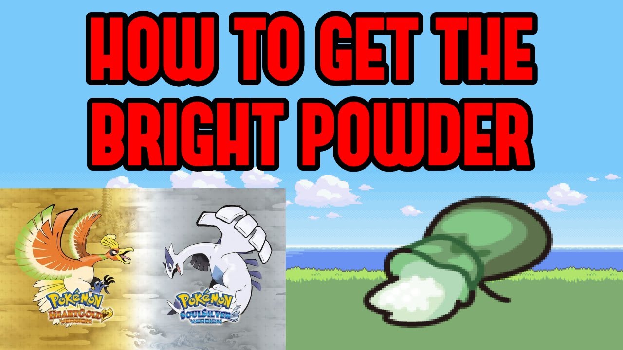How to Get Bright Powder in Pokemon Heartgold/Soulsilver - YouTube