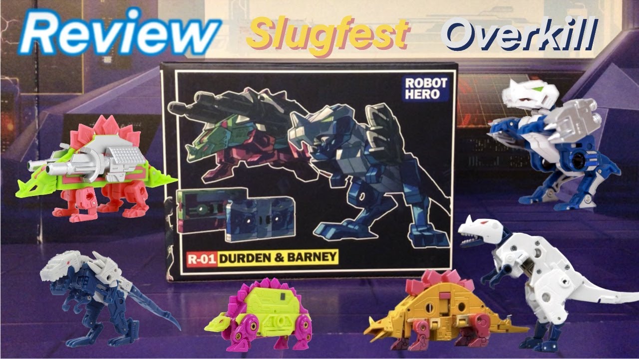 Robot Hero R-01 Darden & Barney / Slugfest & Overkill Review - G1 C.H.U ...