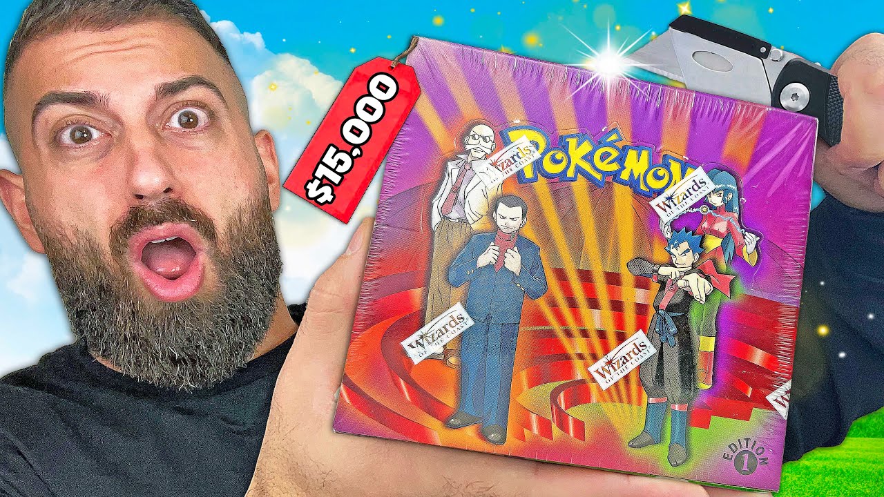 Opening a $15,000 Vintage Pokemon Cards Box! - YouTube