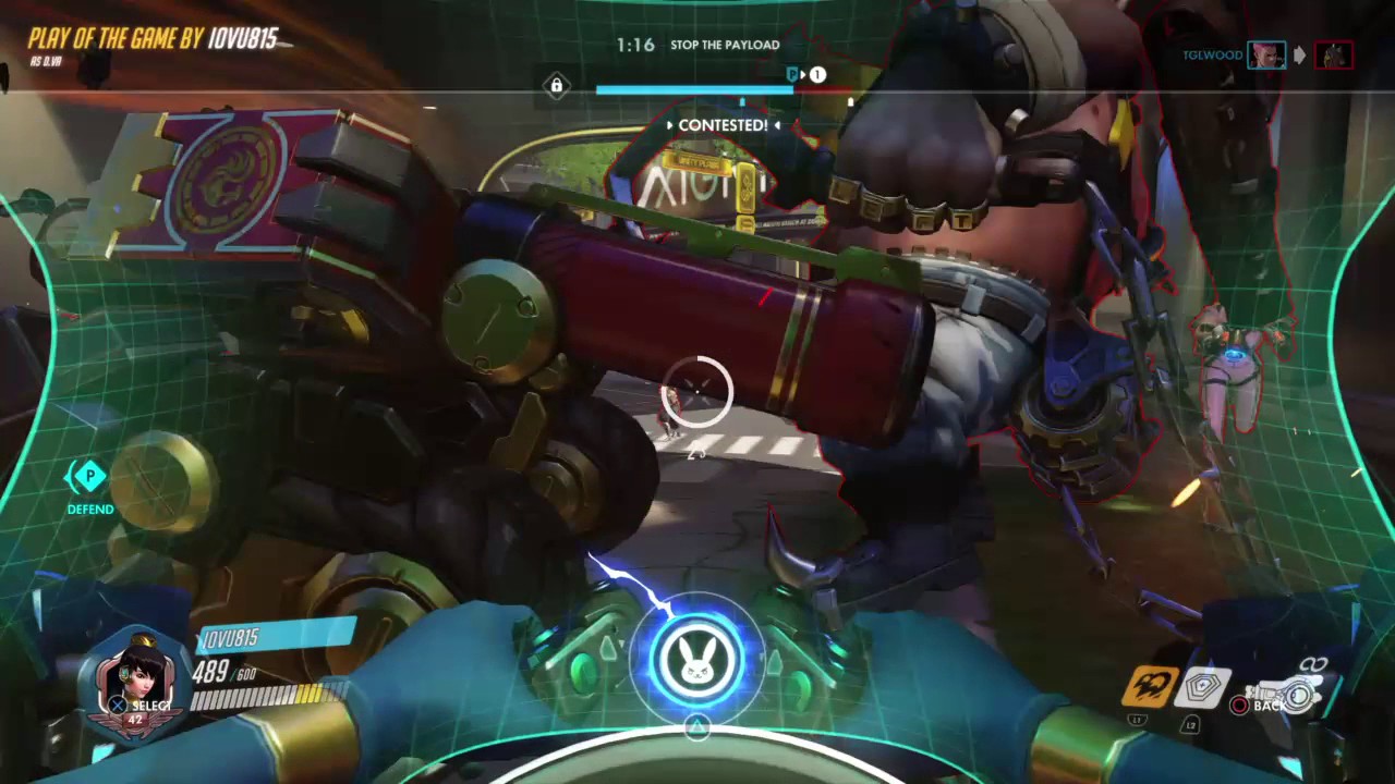 Overwatch |Mega D.VA ultimate win | play of the game |Gg XD XD XD - YouTube