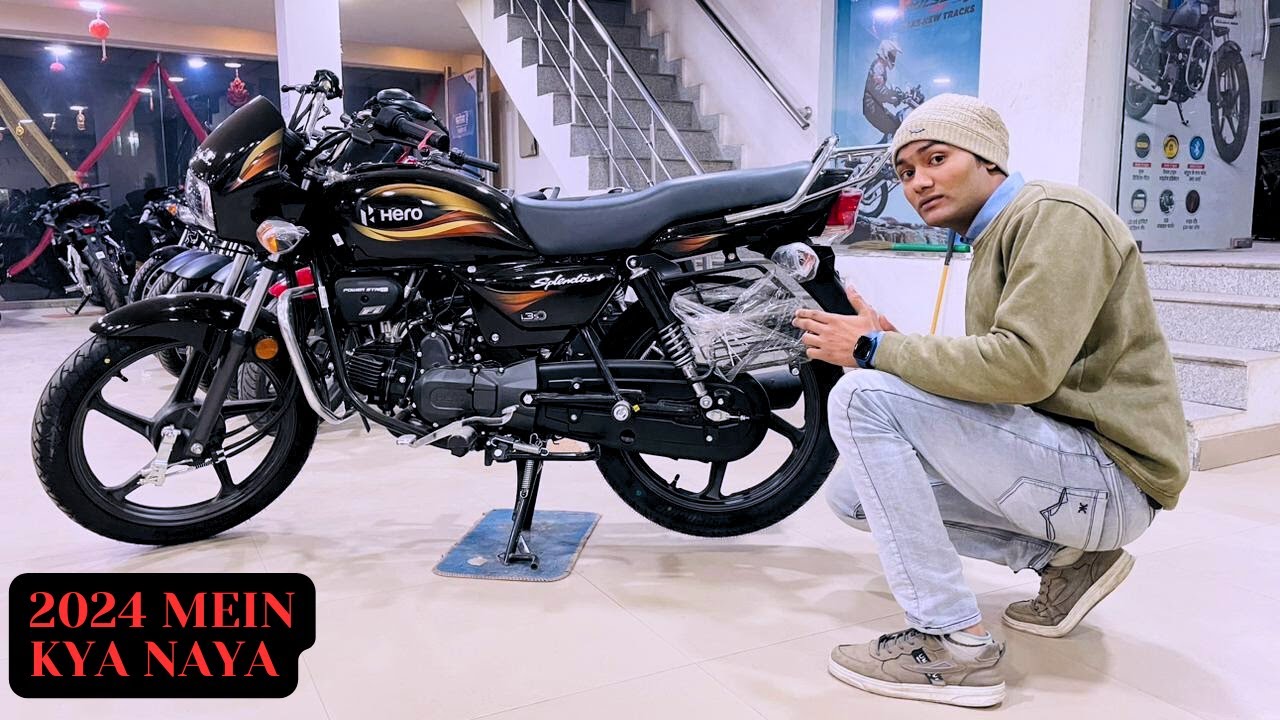 2024 Ki New Splendor Bike With new features, and new graphics 13-14 ...