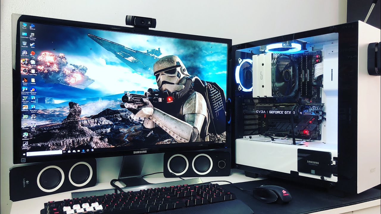 4K GAMING SETUP FINALLY READY i7 8700K GTX 1080Ti (BENCHMARK) - YouTube