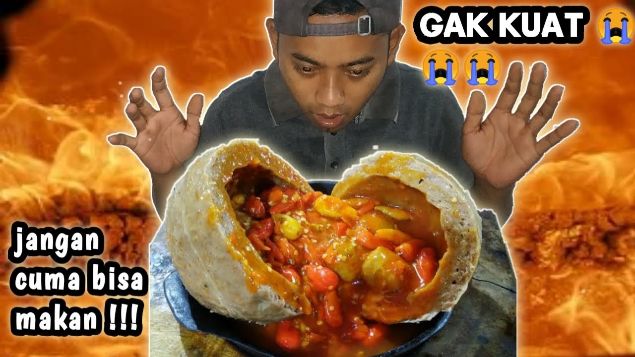 Bakso lava super PEDAS (buatan langsung dari pedagang) - YouTube