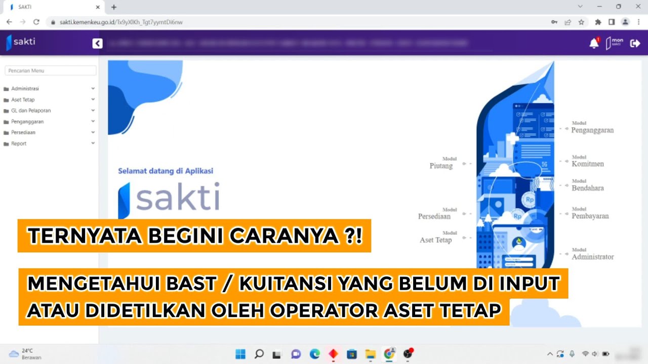 Monitoring BAST dan Kuitansi Yang Belum Direkam di SAKTI Modul Aset ...
