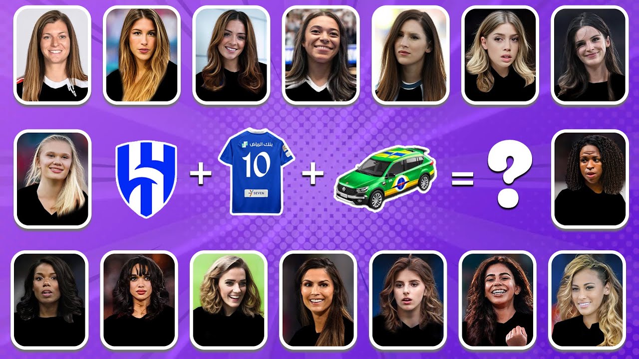 GUESSTHE FOOTBALL PLAYERS BASED ON THEIR FEMALE VERSION, CLUB, JERSEY ...