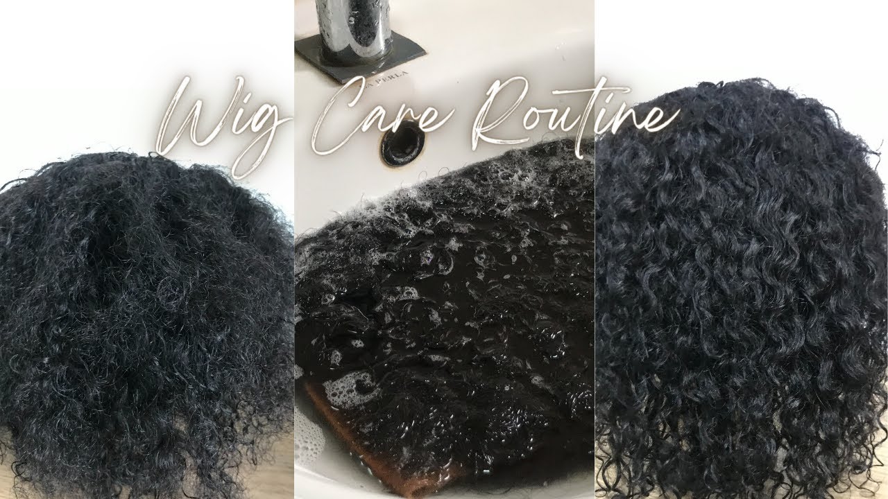 ASMR Wig Care: Relaxing Lace Front & Human Hair Wig Washing and ...