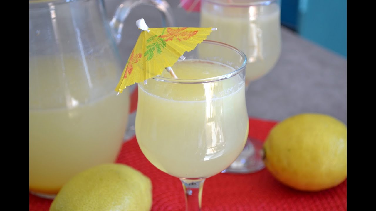 La citronnade maison /lemonade recipe/ عصير الليمون/mayaencuisine - YouTube
