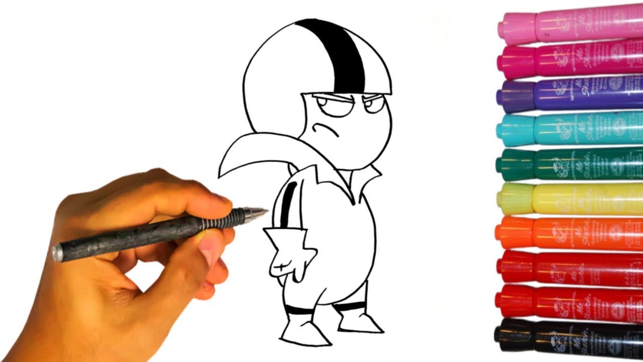 Sketch Of KICK BUTTOWSKI | How To Draw KICK BUTTOWSKI Easy| Cartoon ...