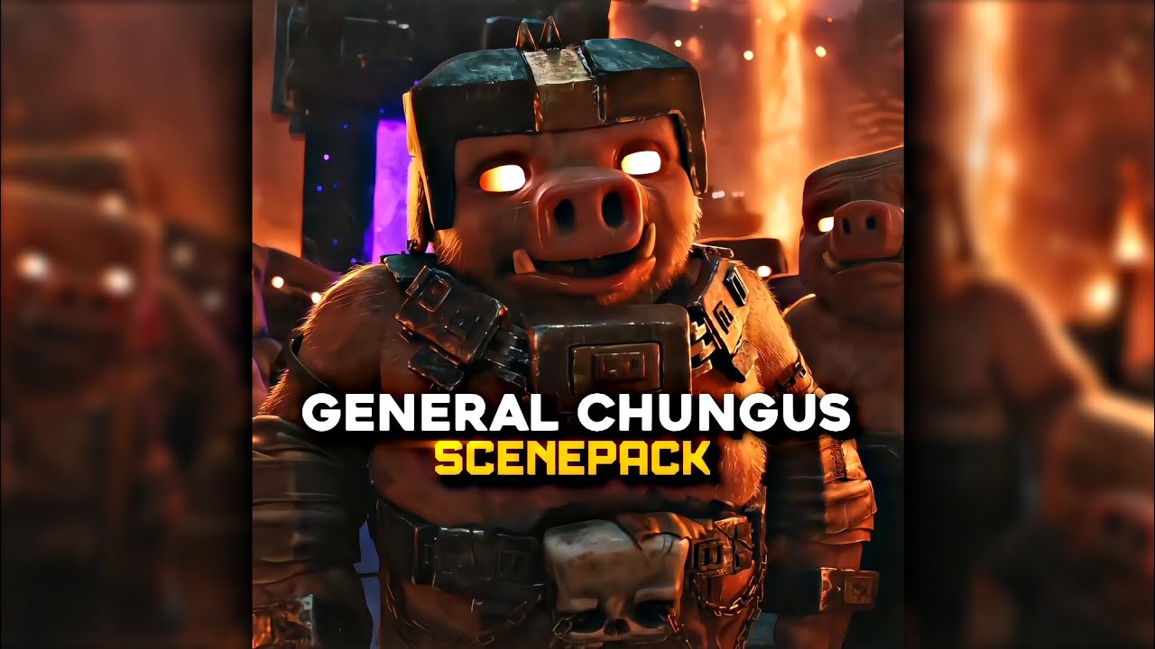 GENERAL CHUNGUS SCENEPACK (A MINECRAFT MOVIE) (2160p 60fps) - YouTube