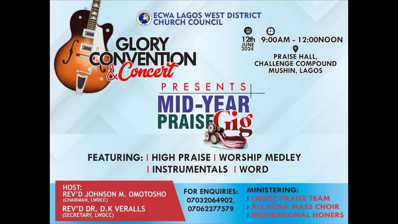 Pre Glory || Mid-Year Praise 2024 || 12th June 2024 - YouTube