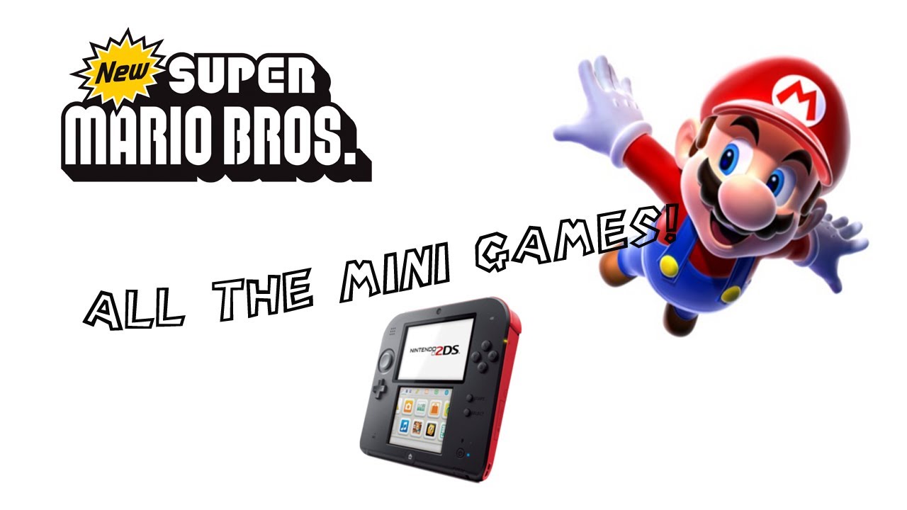 NEW SUPER MARIO DS -ALL THE MINI GAMES - YouTube
