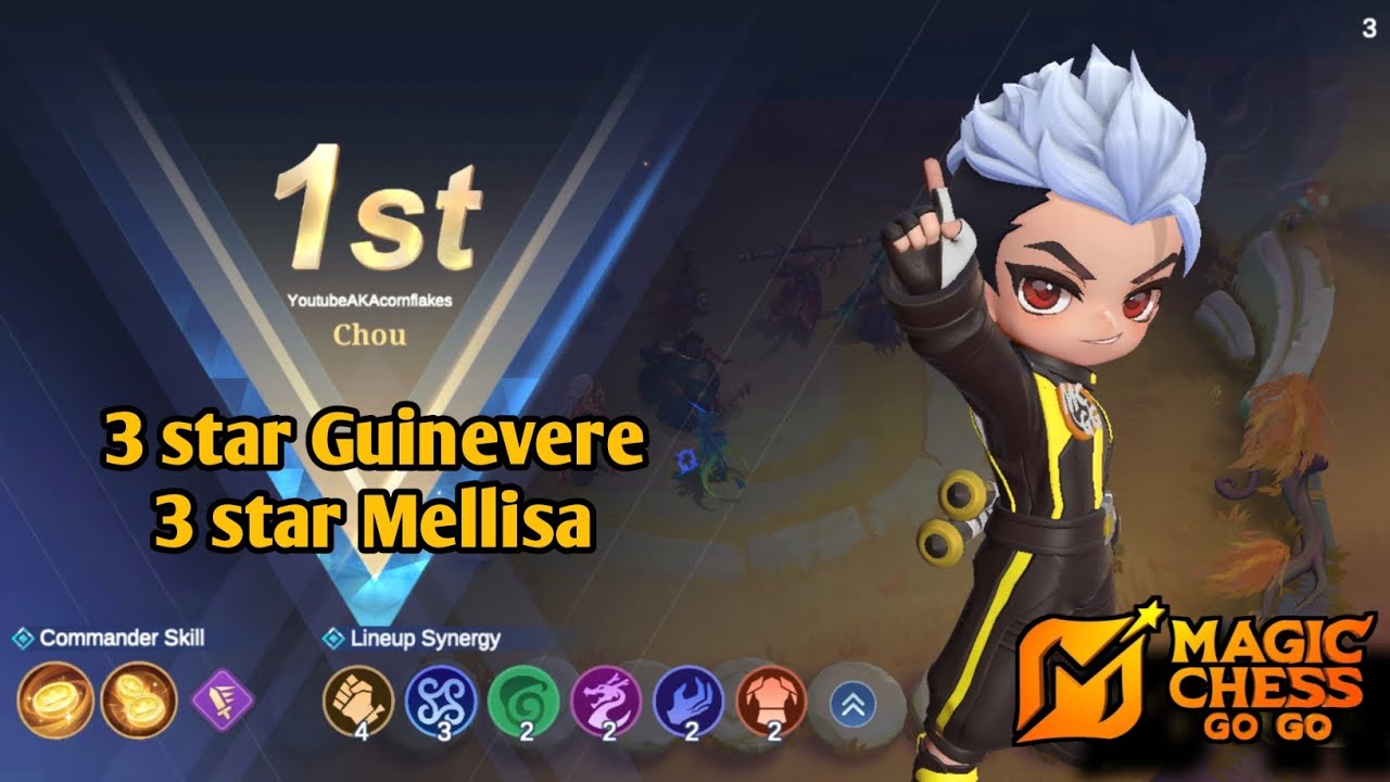 Vonetis Sea with 3 star Guinevere and 3 star Mellisa ft. Chou commander ...