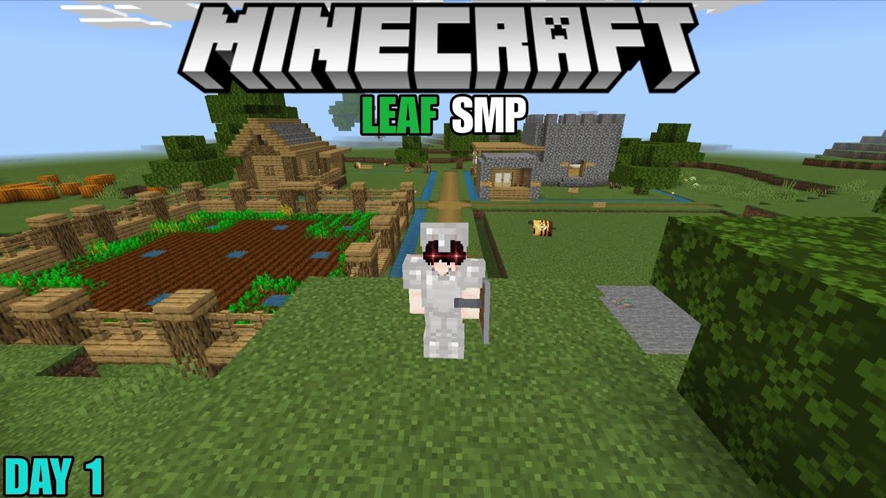 DAY 1 In My LEAF Smp || Minecraft Gameplay In Hindi - YouTube