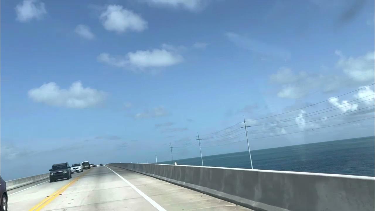Driving across 7 mile bridge Key West - YouTube