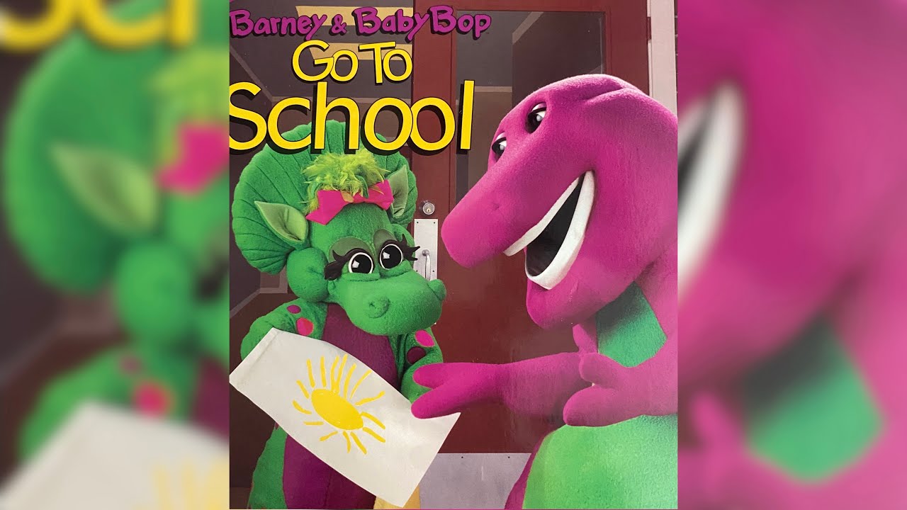 Barney & Baby Bop go to school #barney#stories#kidsbooks#toddlers#bedtimestories#subscribers# ...