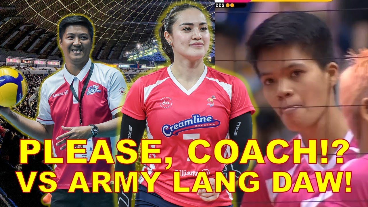 Creamline FANS, May Seryosong APELA Kay Coach! PAGBIGYAN Kaya Vs ARMY ...