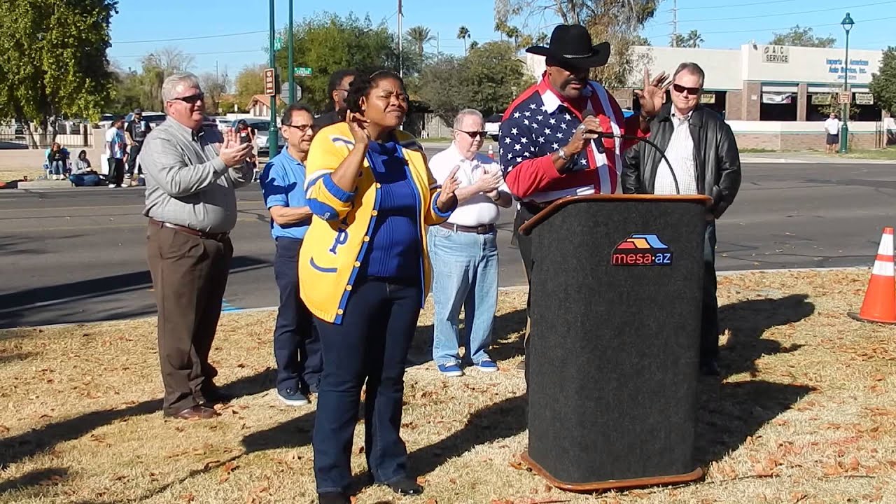 John Goodie at unveiling of Martin Luther King Way in Mesa, Ariz. - YouTube