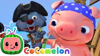Three Little Pigs Pirate Version CoComelon Nursery Rhymes & Kids Songs ...