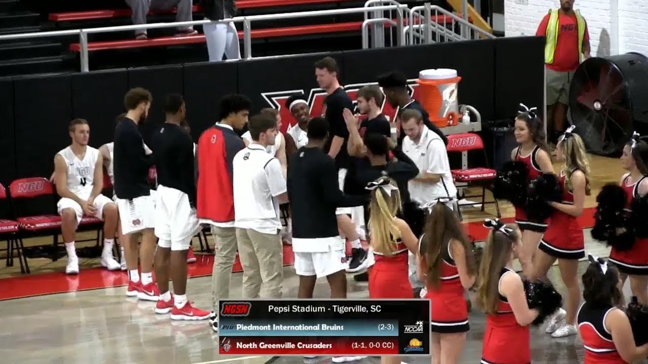 NGU Men's Basketball 2017-18 Highlights - North Greenville vs. Piedmont ...