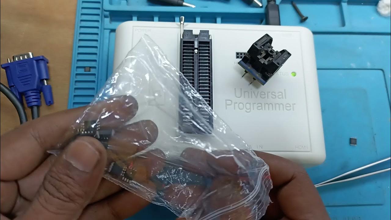बॉयोस प्रोग्रामिंग rt809h universal programmer first look and use - YouTube