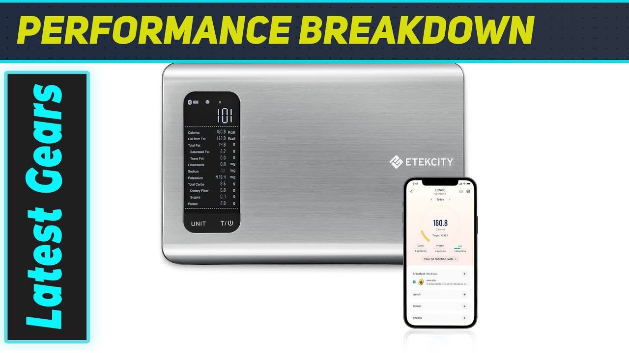 Etekcity Smart Food Scale: Top Nutritional Calculator & Tracker? - YouTube