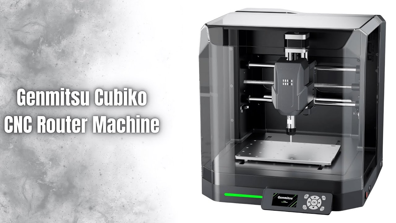 Genmitsu Cubiko CNC Router Review | Smart Desktop CNC with Auto Z ...