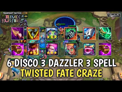 6 Disco 3 Dazzler 3 Spellweaver, Twisted Fate Craze - TFT Set 10 ...