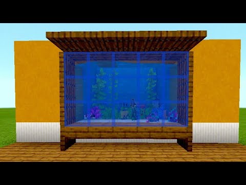 Minecraft -How to make a aquarium - YouTube