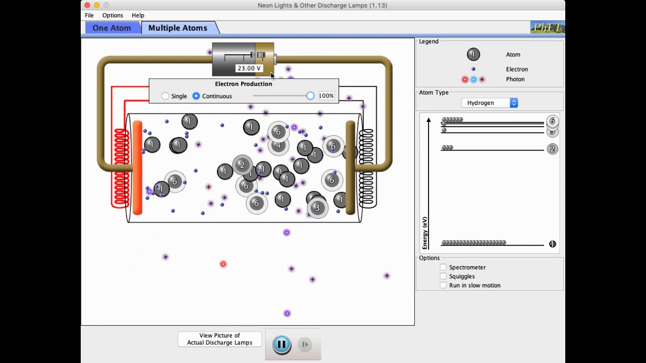 Neon Lights & Other Discharge Lamps Simulation settings - YouTube