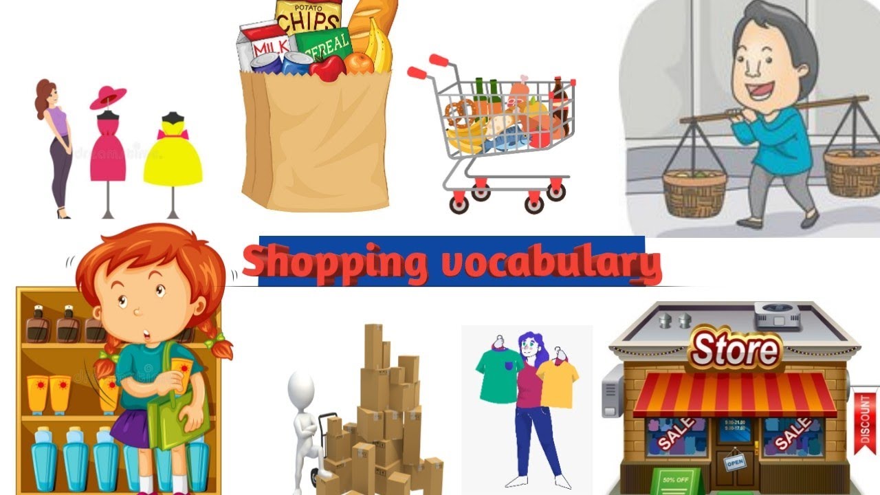 Shopping vocabulary in hindi and english| phrases|English vocabulary ...
