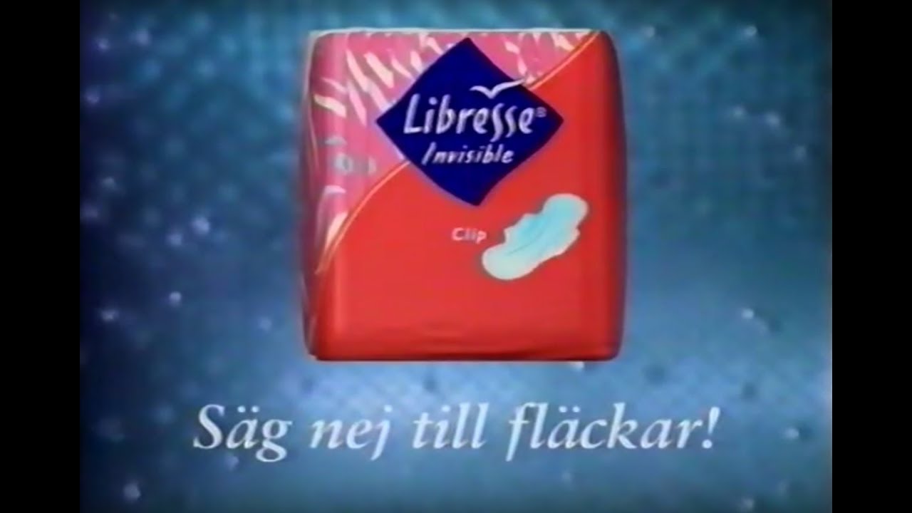 Libresse inget läckage TV3 reklam 30 Aug 1998 - YouTube