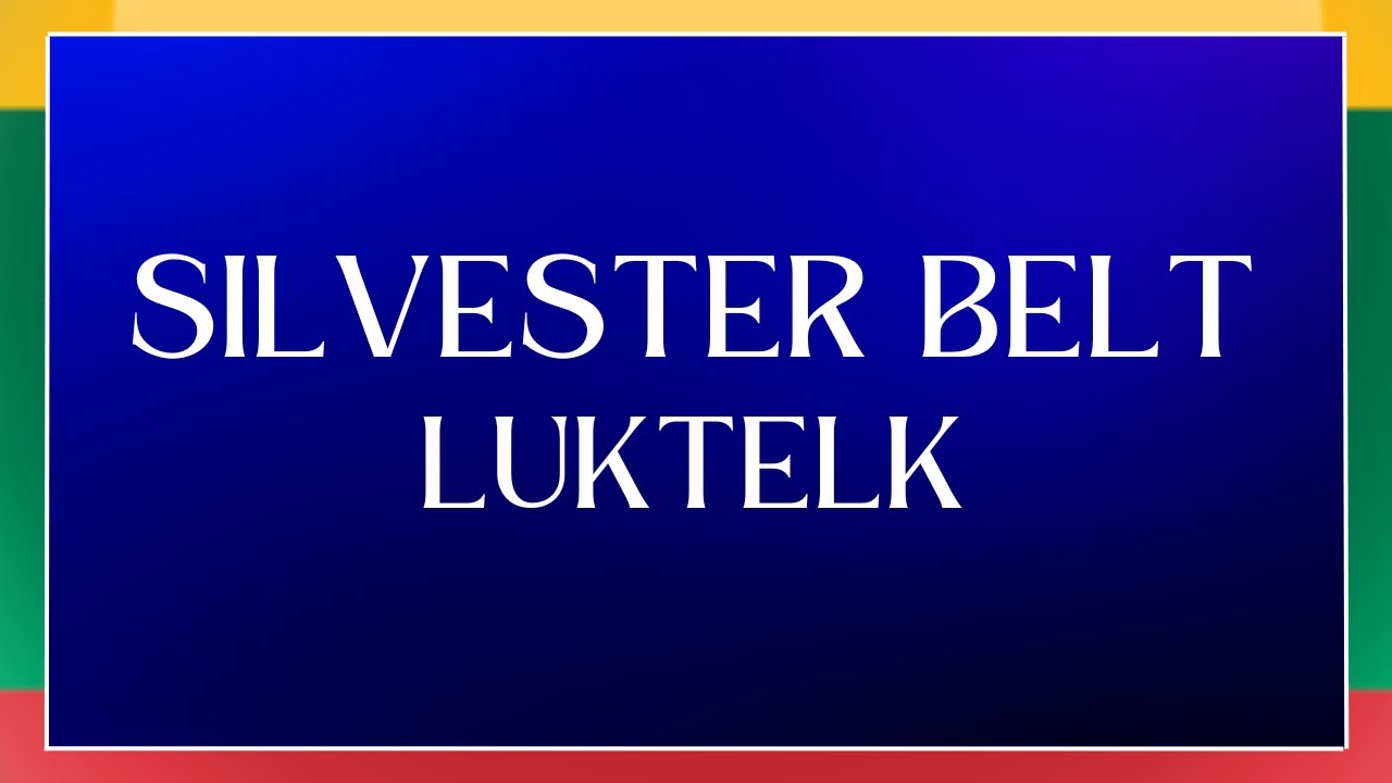 LYRICS / | SILVESTER BELT - LUKTELK | EUROVISION LITHUANIA 2024 Chords ... LYRICS / | SILVESTER BELT - LUKTELK | EUROVISION LITHUANIA 2024 Chords ...