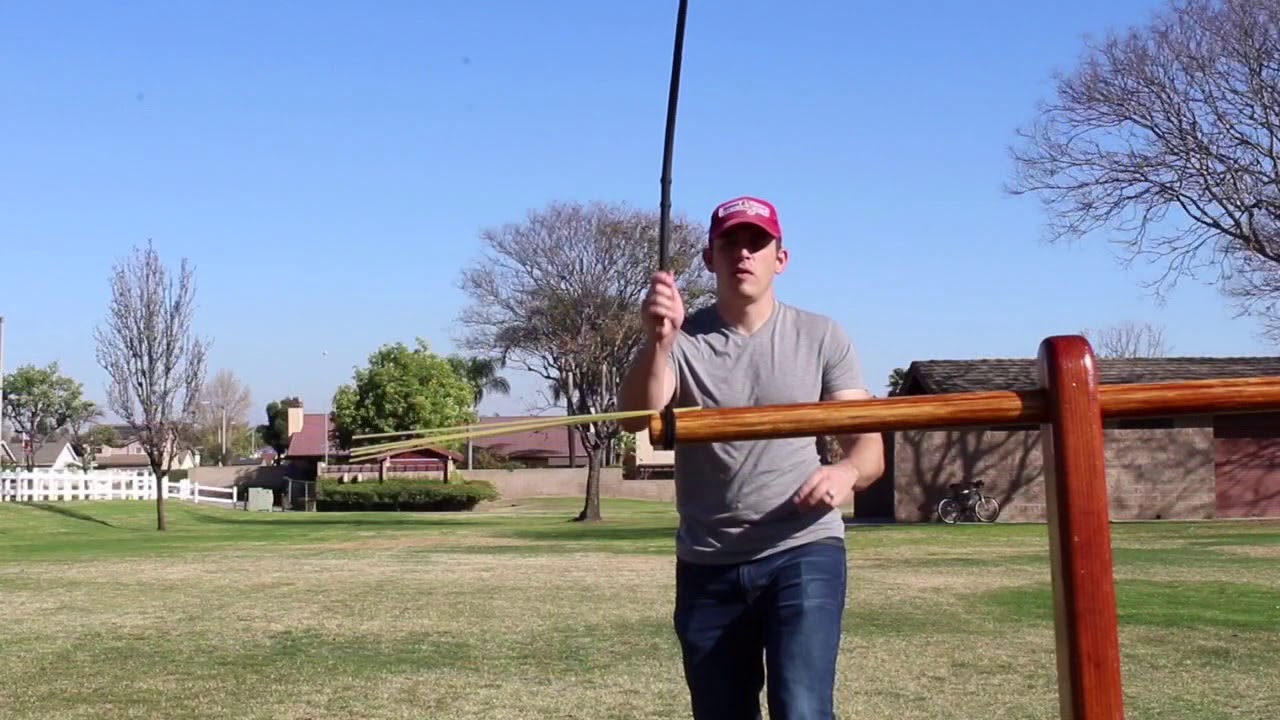 Nylon Target Bullwhip Practice - YouTube