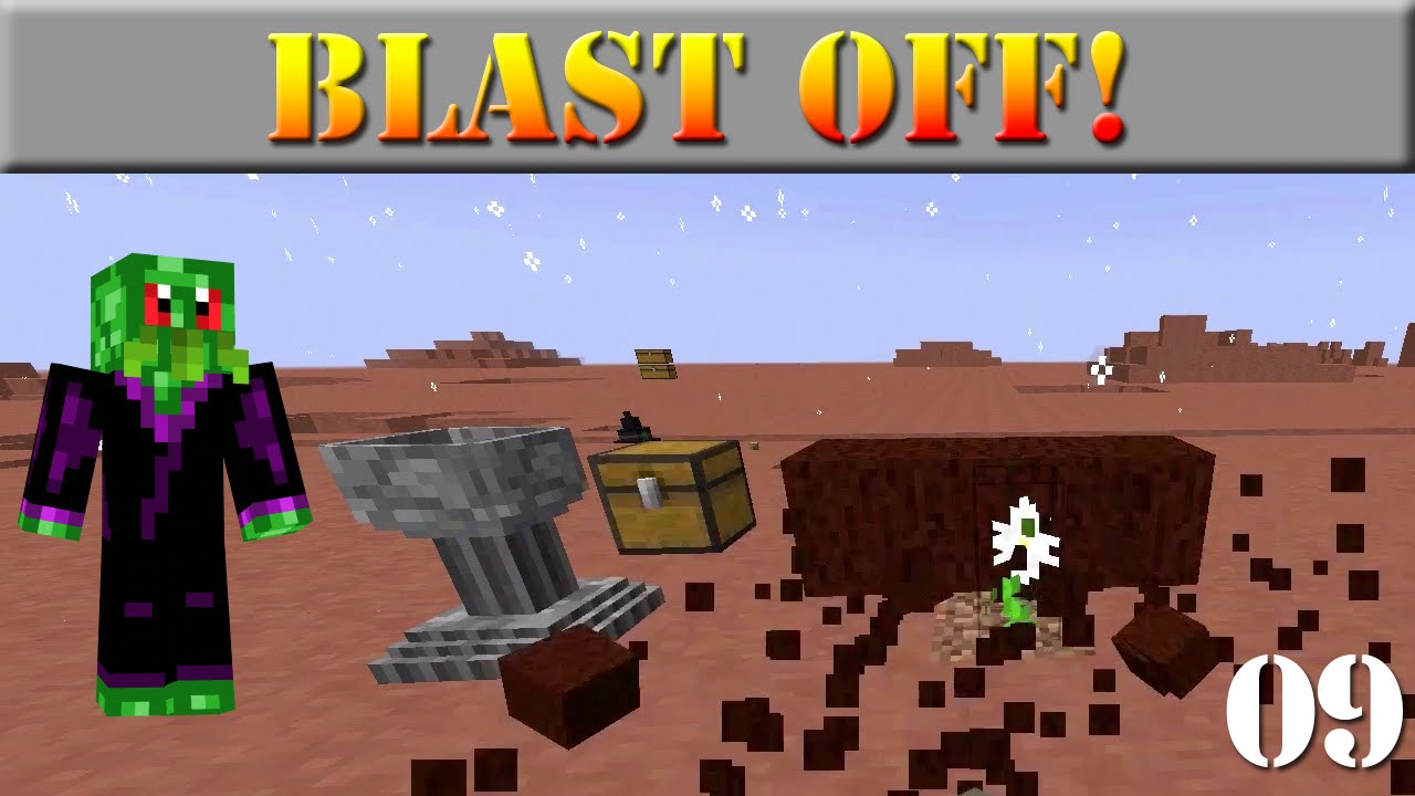 Blast Off | 9 - MAGIC | Modded Minecraft Let's Play - YouTube