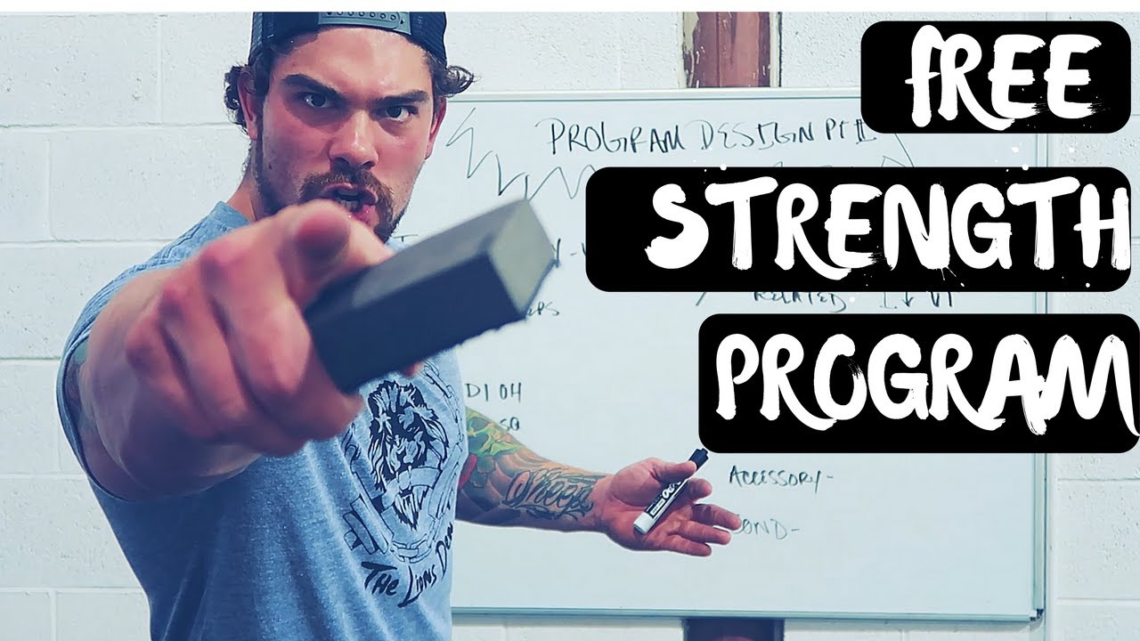 FREE STRENGTH PROGRAM TEMPLATE - YouTube