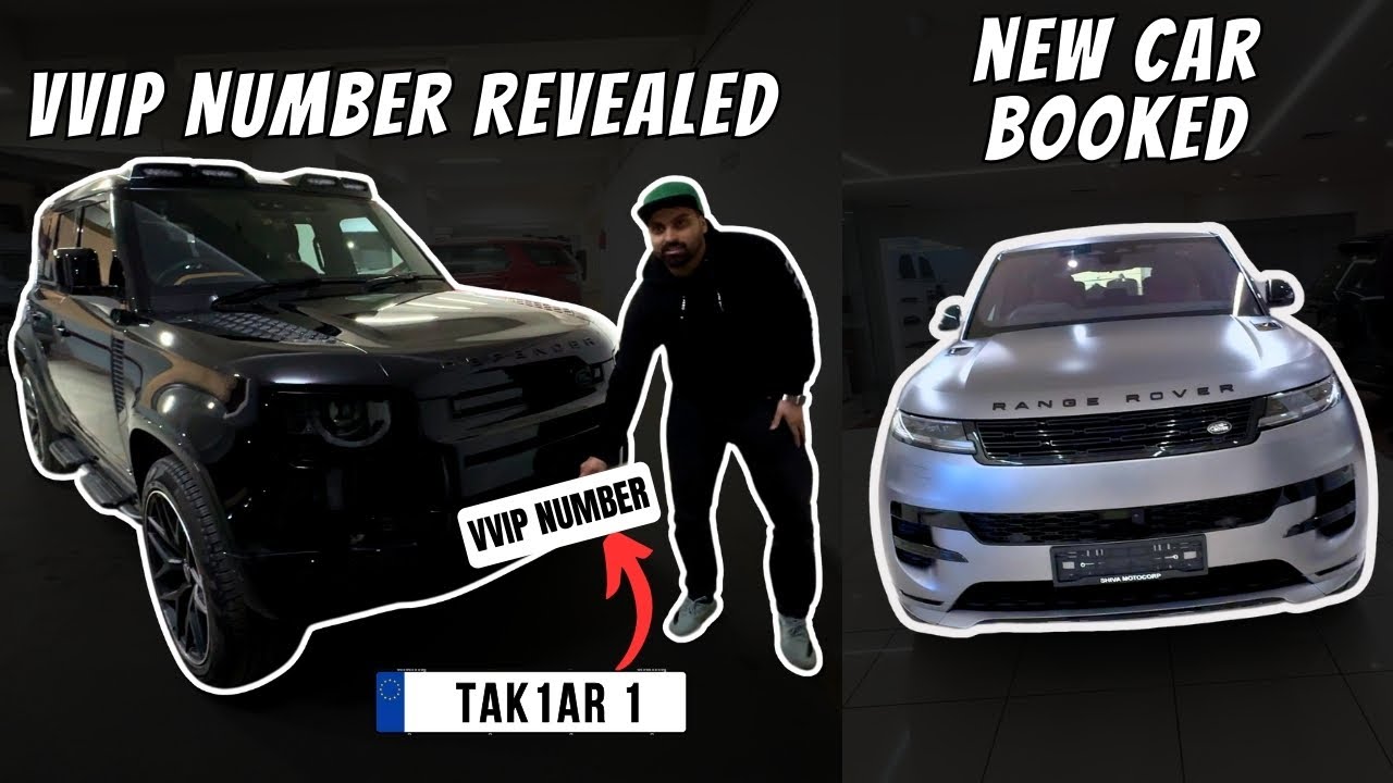 FINALLY DEFENDER KA VVIP NUMBER AAGAYA 🔥 || RANGE ROVER SPORT BOOKED 😍 ...