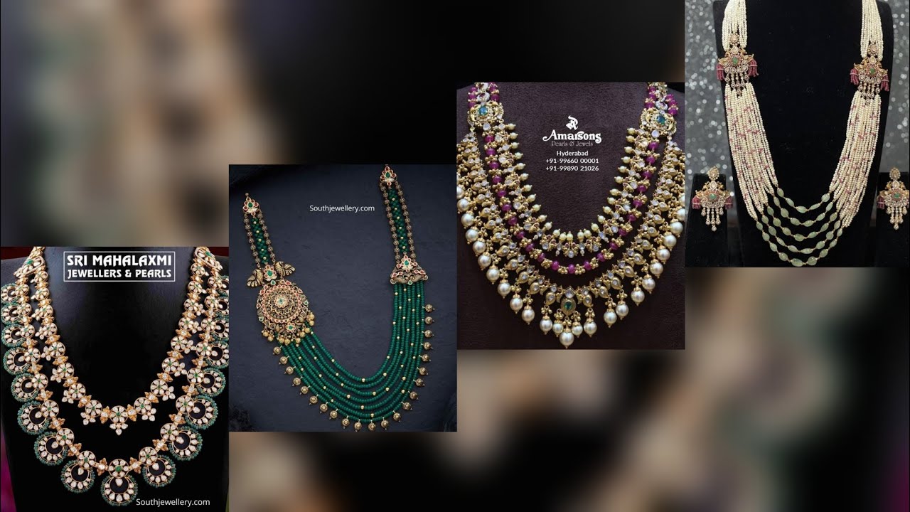 bridal mala Designs/mala desings ideas. /latest mala desings - YouTube