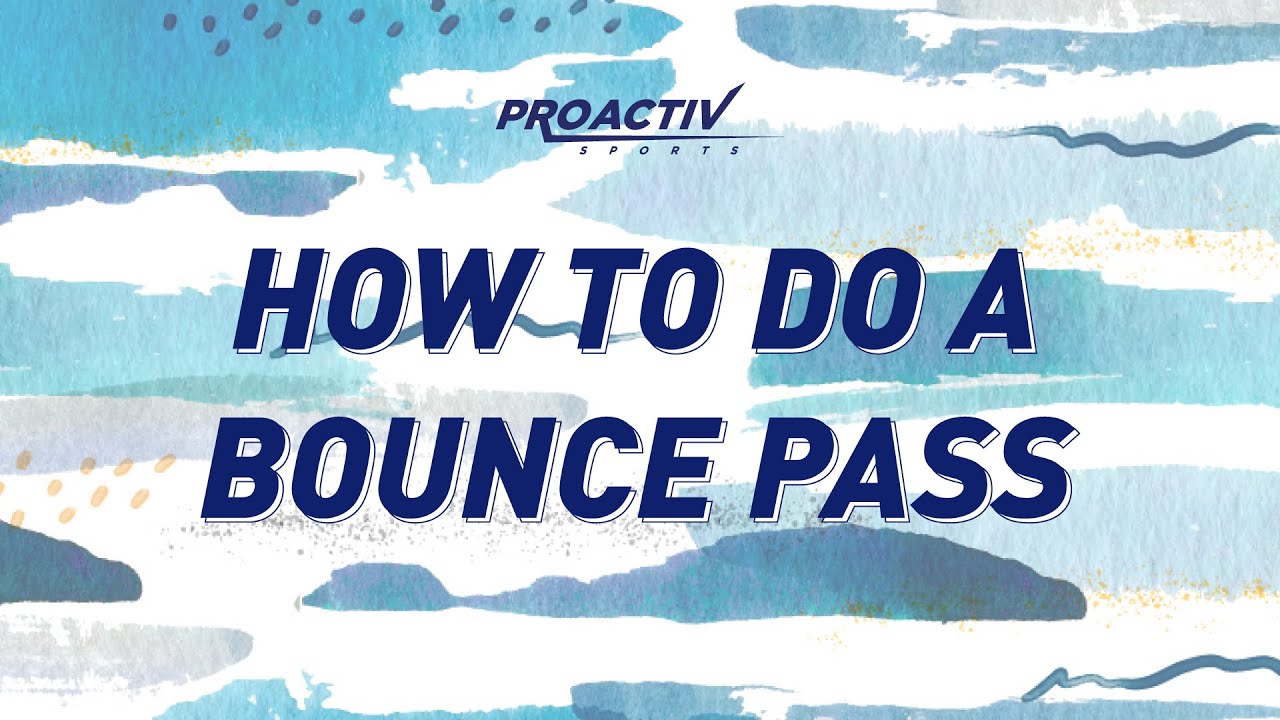 How to do a Bounce Pass - YouTube