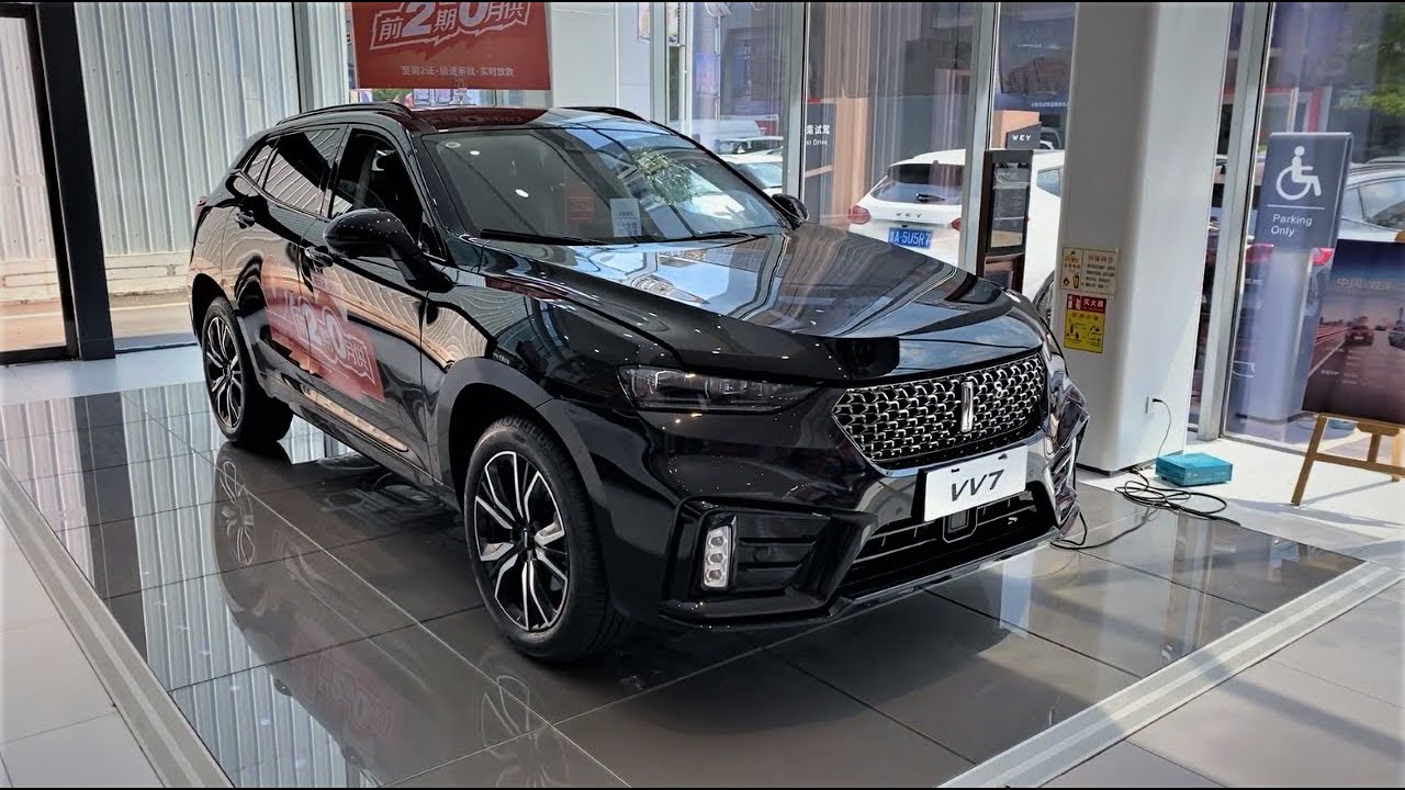 2020 GreatWall WEY VV7 Walkaround—China Auto Show—2020款长城魏派WEY VV7，外观与内饰实拍 - YouTube