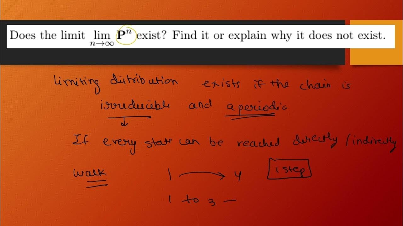 Markov Chain:Transition Graph and Limiting distribution - YouTube