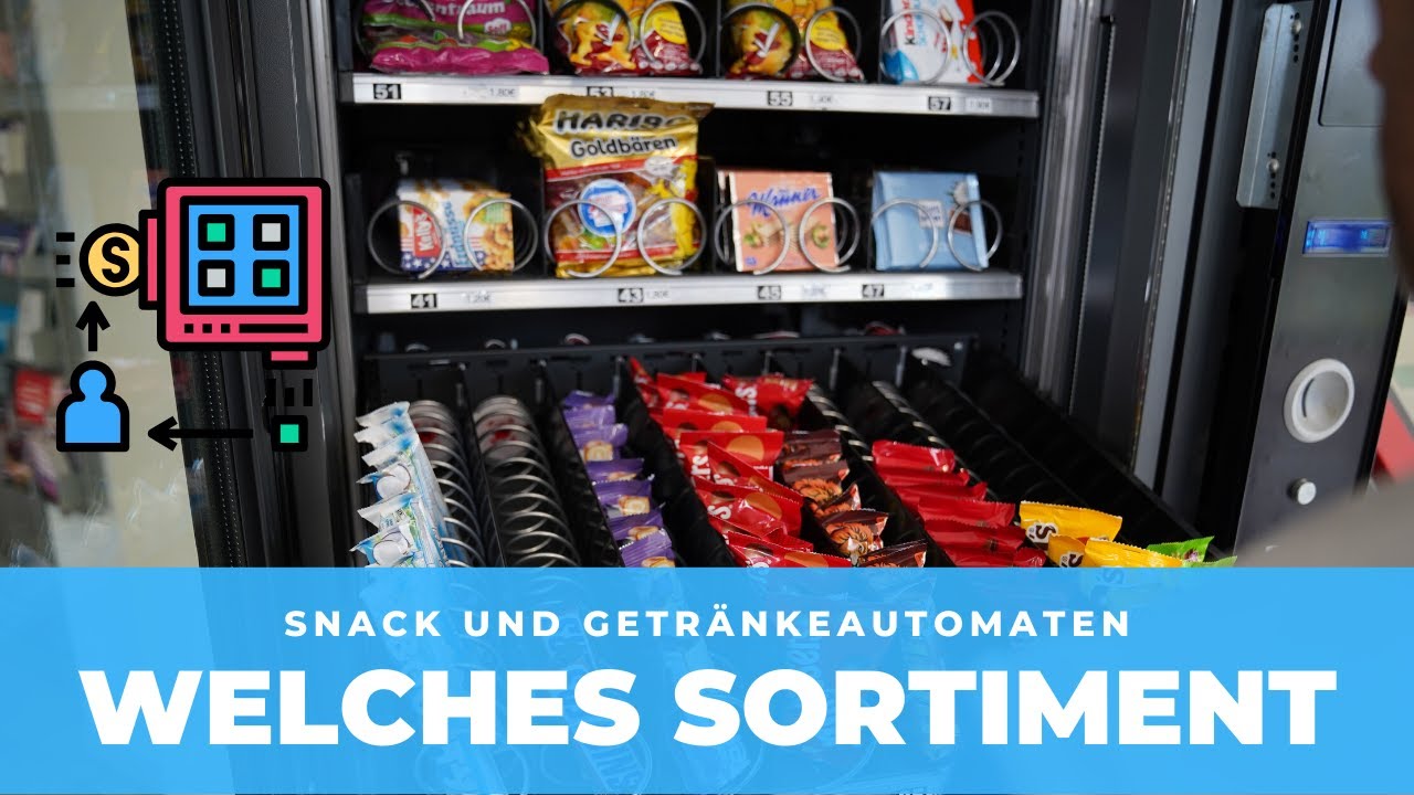 Das richtige Sortiment für deinen SNACKAUTOMATEN - YouTube