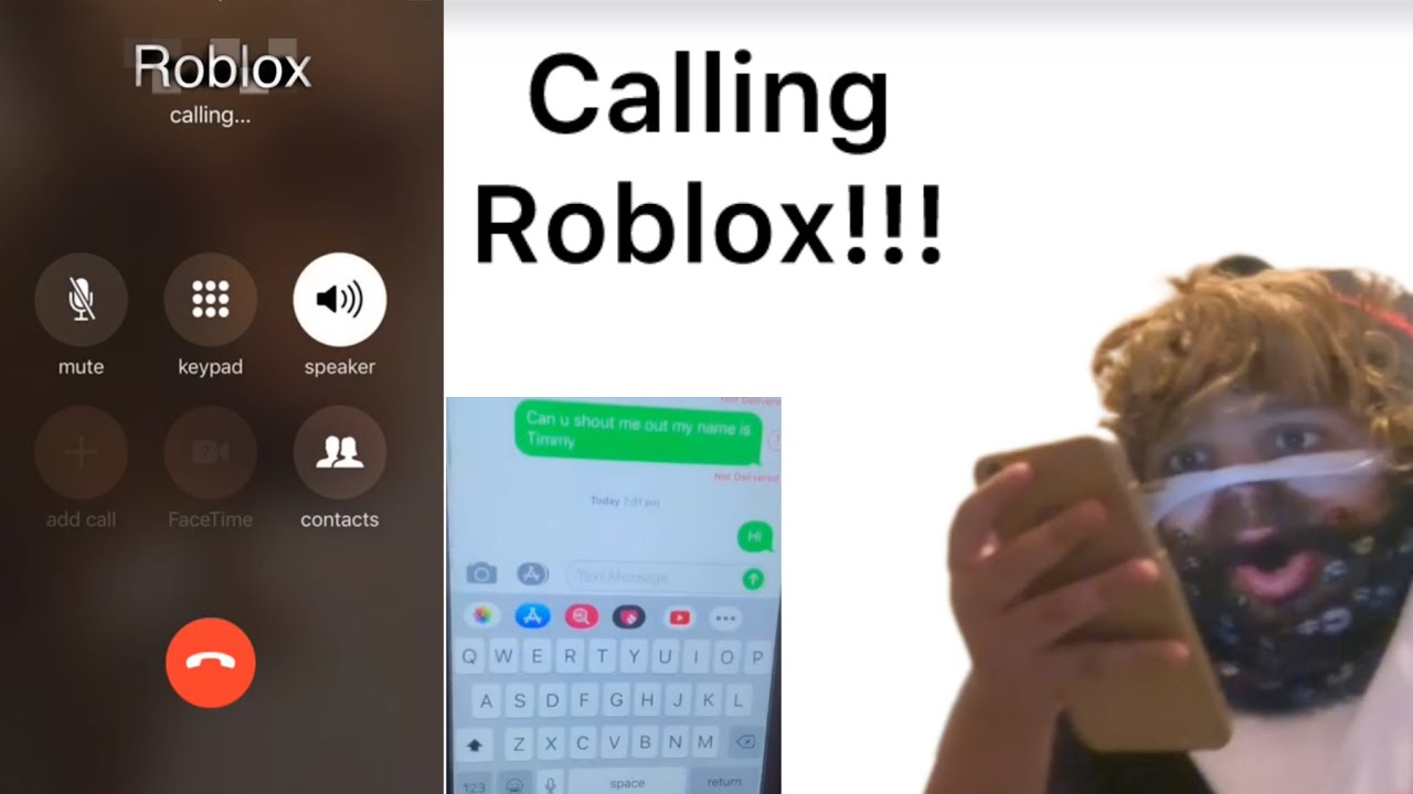 CALLING ROBLOX!!! - YouTube